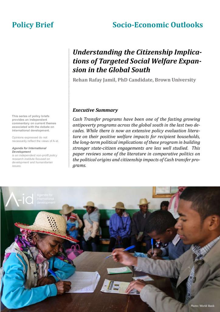 Understanding the citizenship implications of targeted social welfare ...